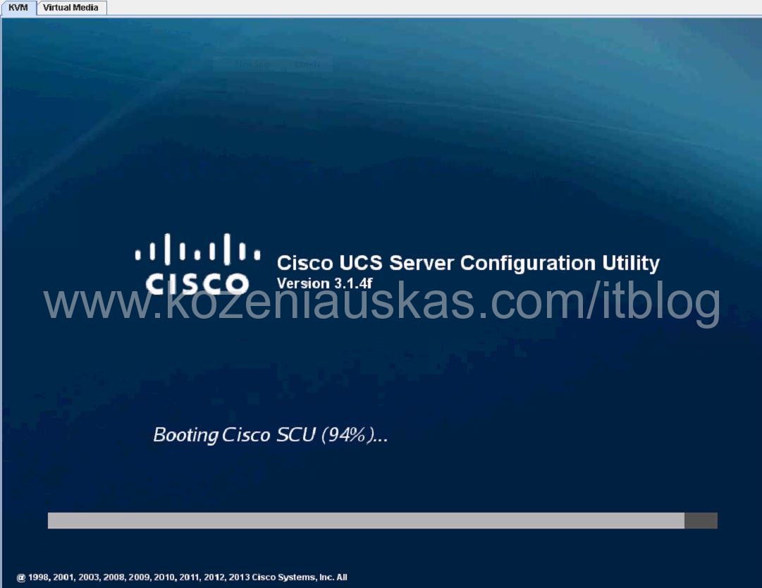 UCS: Running UCS Server Configuration Utility (SCU) Diagnostic on C series servers | IT Blog